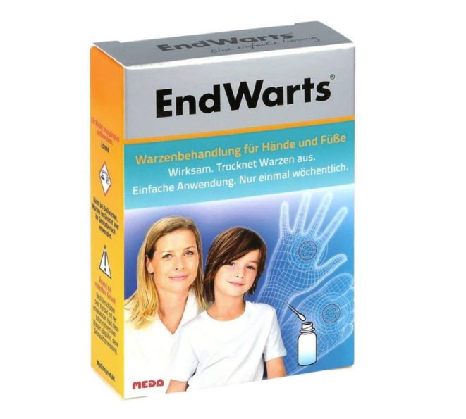 EndWarts - ein effektives Mittel gegen Warzen und Dornwarzen