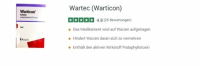 Wartec (Warticon) – so [gut] wirkt die Creme gegen Feigwarzen